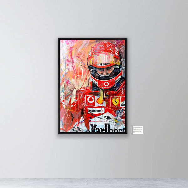 Michael Schumacher - F1 art on canvas by Eric Jan Kremer ...
